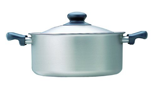 Yanagi Sori Stainless Steel Two-Handed Pot w/Lid Shallow 22cm Silver ...