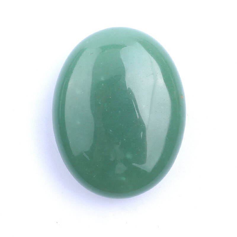 Natural Green Aventurine Jade Palm Worry Stone Quartz Crystal Polished ...