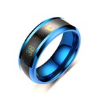 8mm Colour Changing Mood Ring Temperature Ring Mens Women Couple Band ...