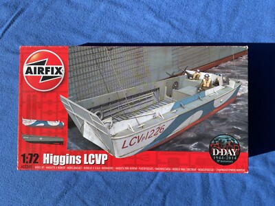 AIRFIX 1:72nd scale HIGGINS LCVP BOAT. Boxed plastic model kit MIB ...