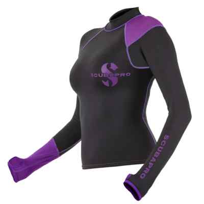 Scubapro Women's Long Sleeve Rash Guard UV 50+ Sun Protection | eBay