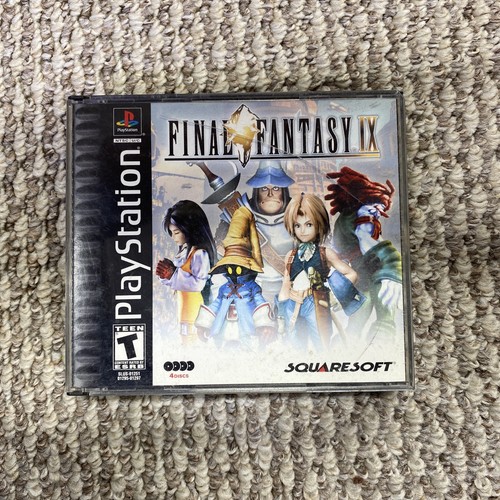 Final Fantasy IX 9 FF PlayStation 1 PS1 PSOne Black Label Game Discs ...