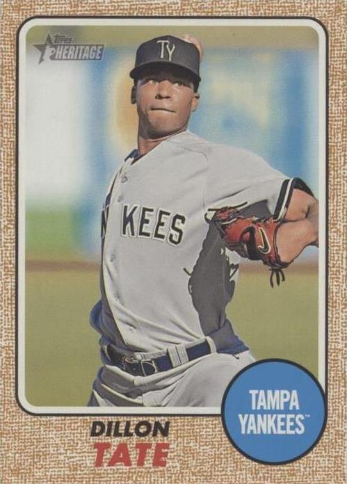 2017 Topps Heritage Minor League Edition - Dillon Tate #143 (RC) for ...