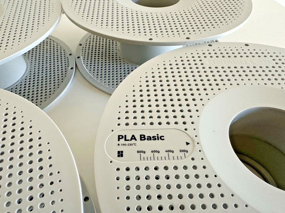 Empty Bambu Labs Reusable Filament Spools - 4 Pack | eBay