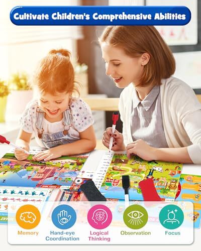 Preschool Learning Activity - Search and Find Book, Reusable Learning ...