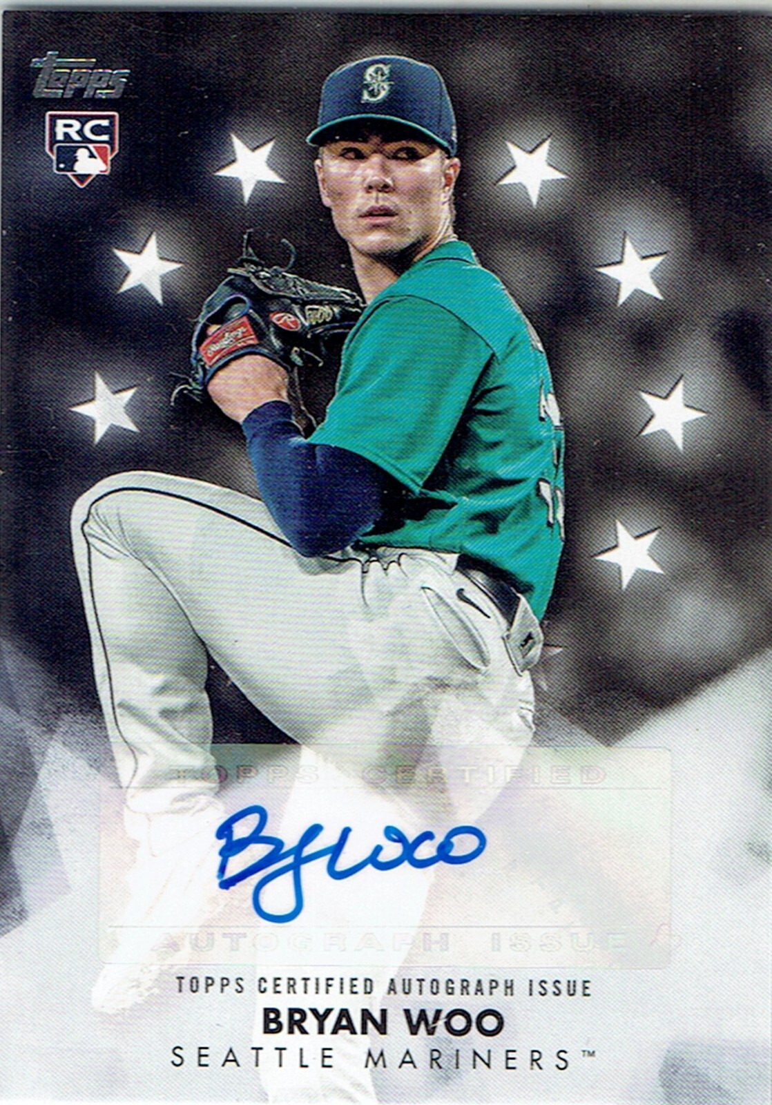 2024 Topps Series 2 Bryan Woo Baseball Stars Rookie Autograph # BSA2-BW ...
