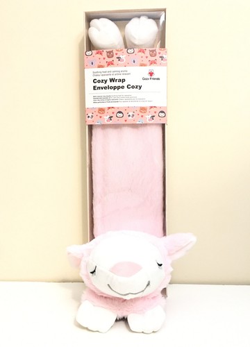 Cozy Friends Pink Sloth Cozy Wrap Plush W/Soothing Heat & Calming ...