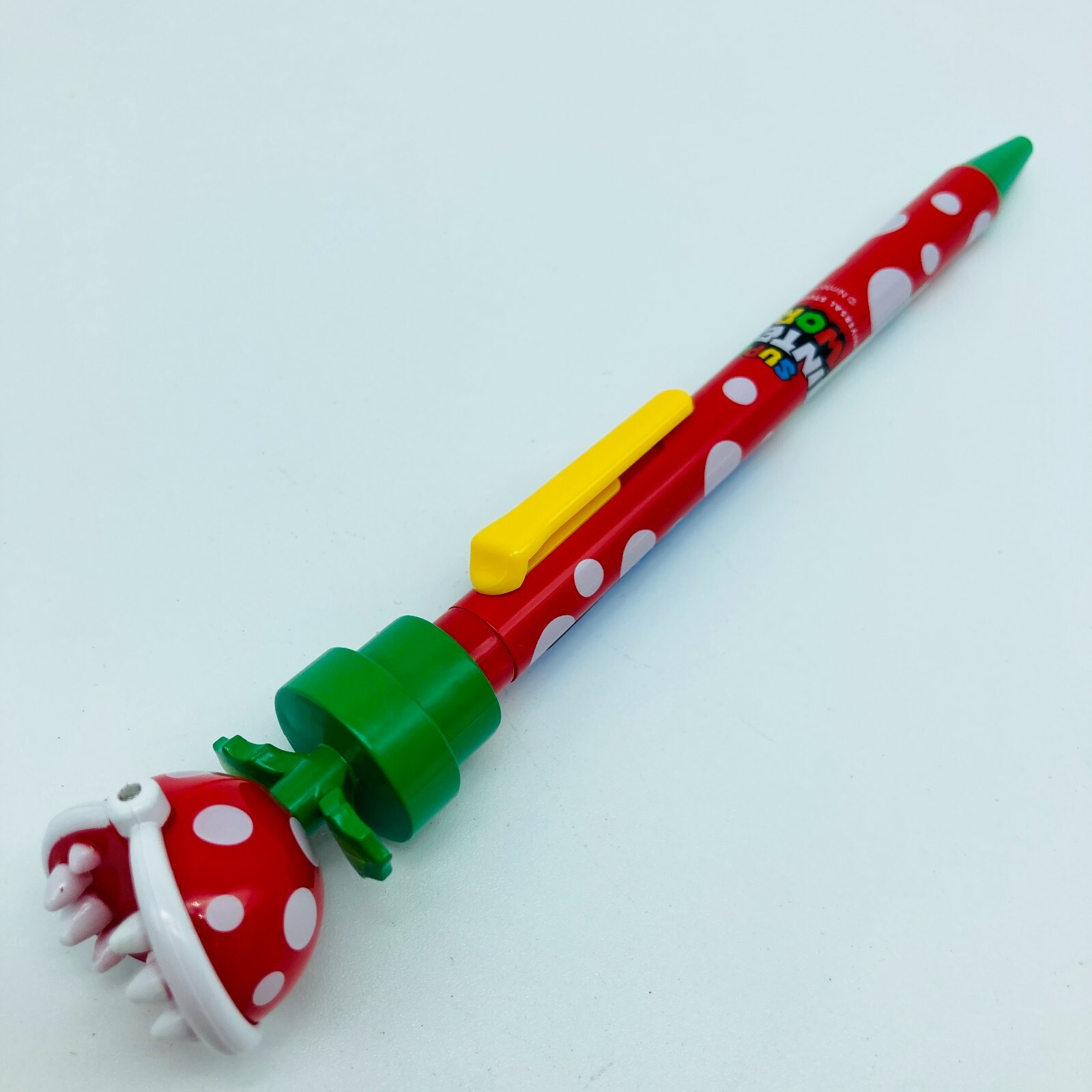 Super Nintendo World Piranha Plant Biting Ballpoint Pen UNIVERSAL ...