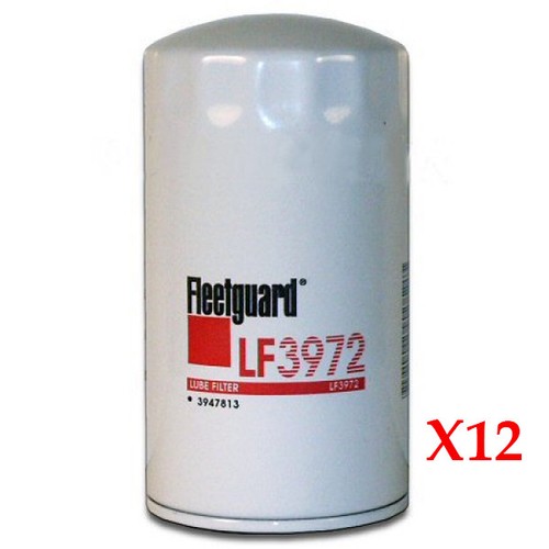 (12) LF3972 FLEETGUARD OIL LUBE FILTER CUMMINS CASE PACK | eBay