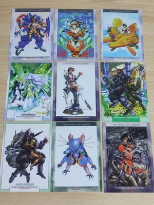 Masamune Shirow Illustration Card Collection 9pcs Set Anime Art Rare | eBay