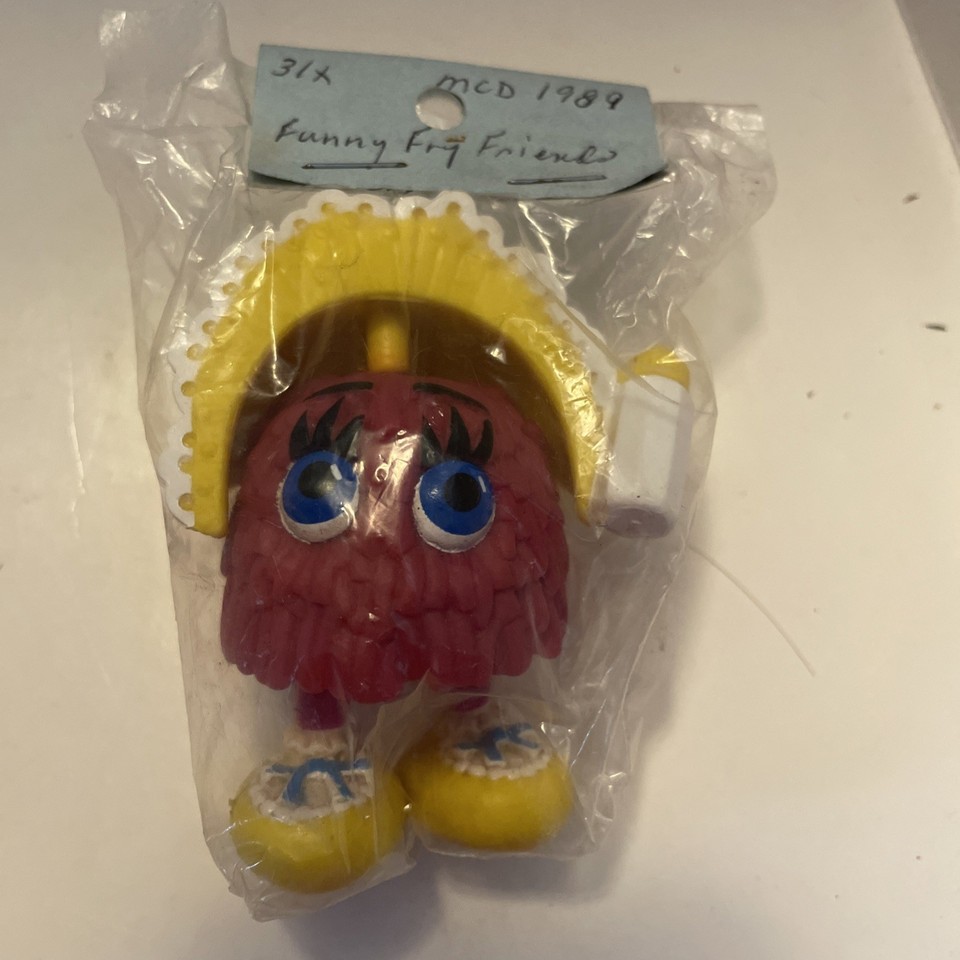 Vintage 1989 McDonald's Funny Fry Friends Fry Guys Happy Meal Toys Fry ...