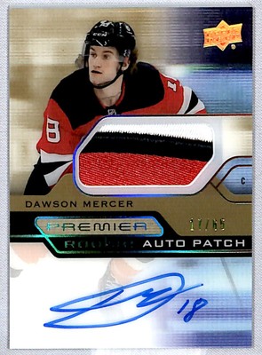 2021-22 UD Premier Acetate Gold Dawson Mercer Rookie Auto /65 #AR-DM ...