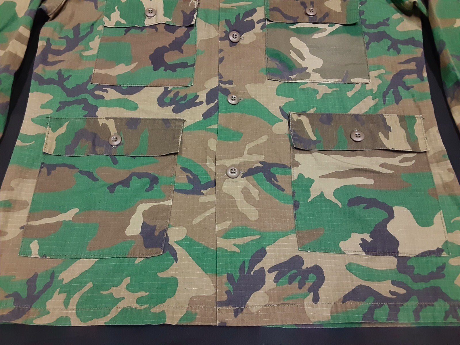 VTG 70s 80s US Army Military ? RDF ERDL Camo Camoufla… - Gem