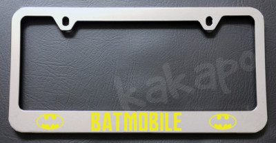 BATMOBILE Batman Dark Knight Fans Chrome License Plate Frame | eBay
