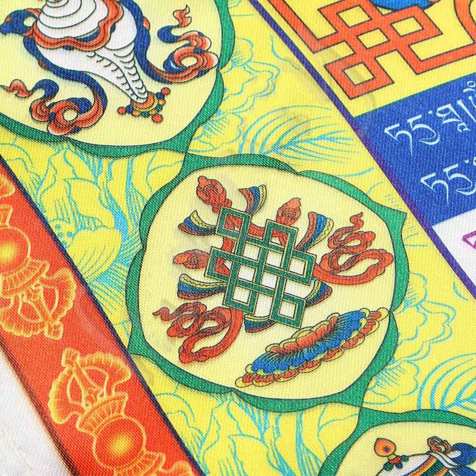 2X Lucky Tibetan Wind Horse Flag Buddhist Pray Flag For Buddhism ...
