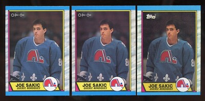 (3) 1989-90 OPC & Topps JOE SAKIC Rookie #113 Hockey Card LOT | eBay