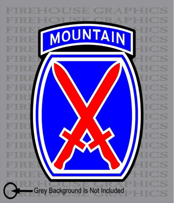 10th Mountain Division Army American Flag sticker decal | eBay