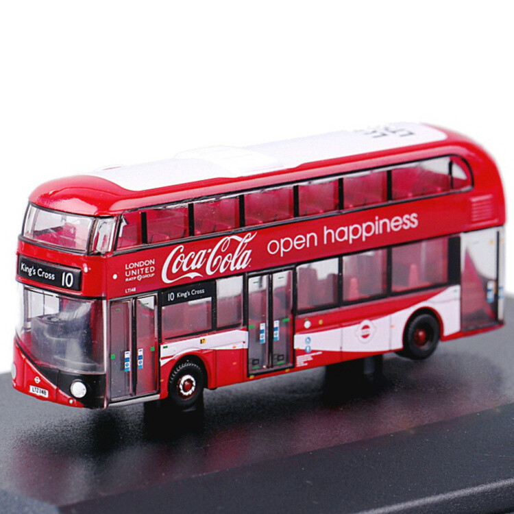 Bus Toy KWARE Pull Back 7" London Double Decker Bus Routemaster City ...