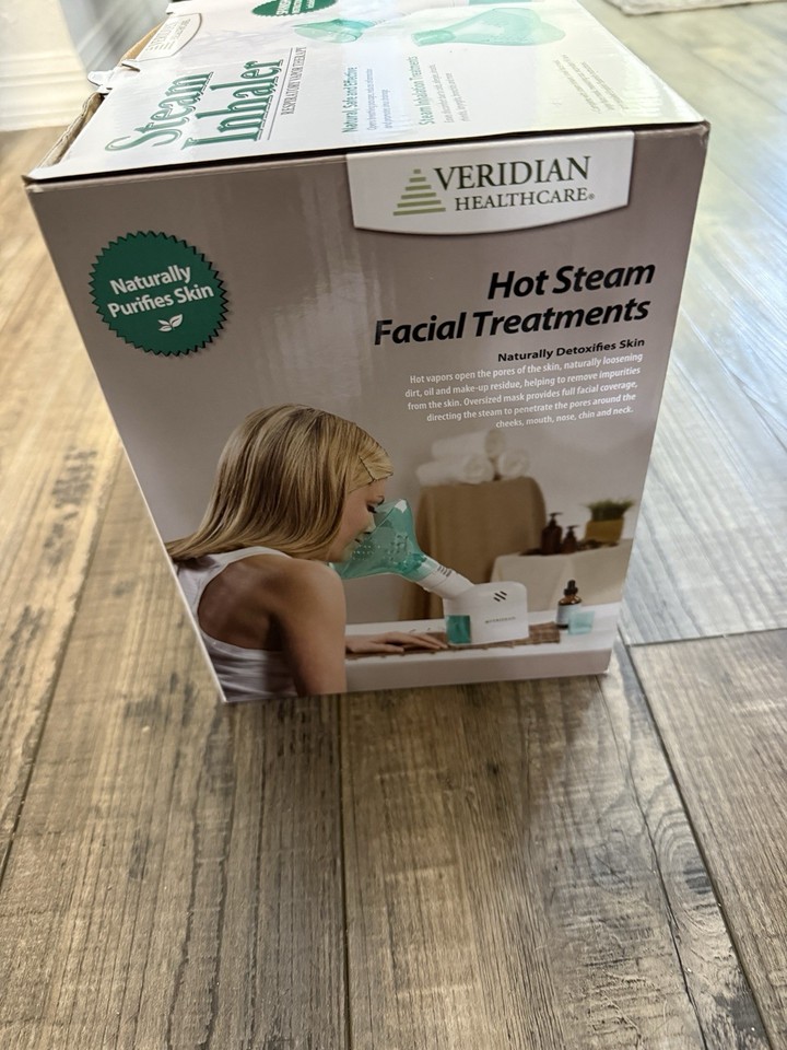 Veridian Healthcare Hot Steam Inhaler Respiratory Vapor Therapy System ...