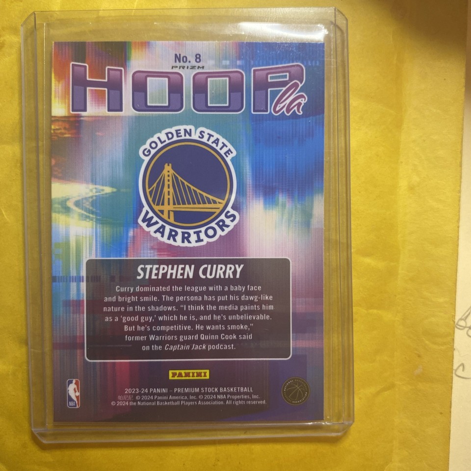 2023 Panini Premium Stock Hoopla #8 Stephen Curry [Silver Prizm] Pwe | eBay