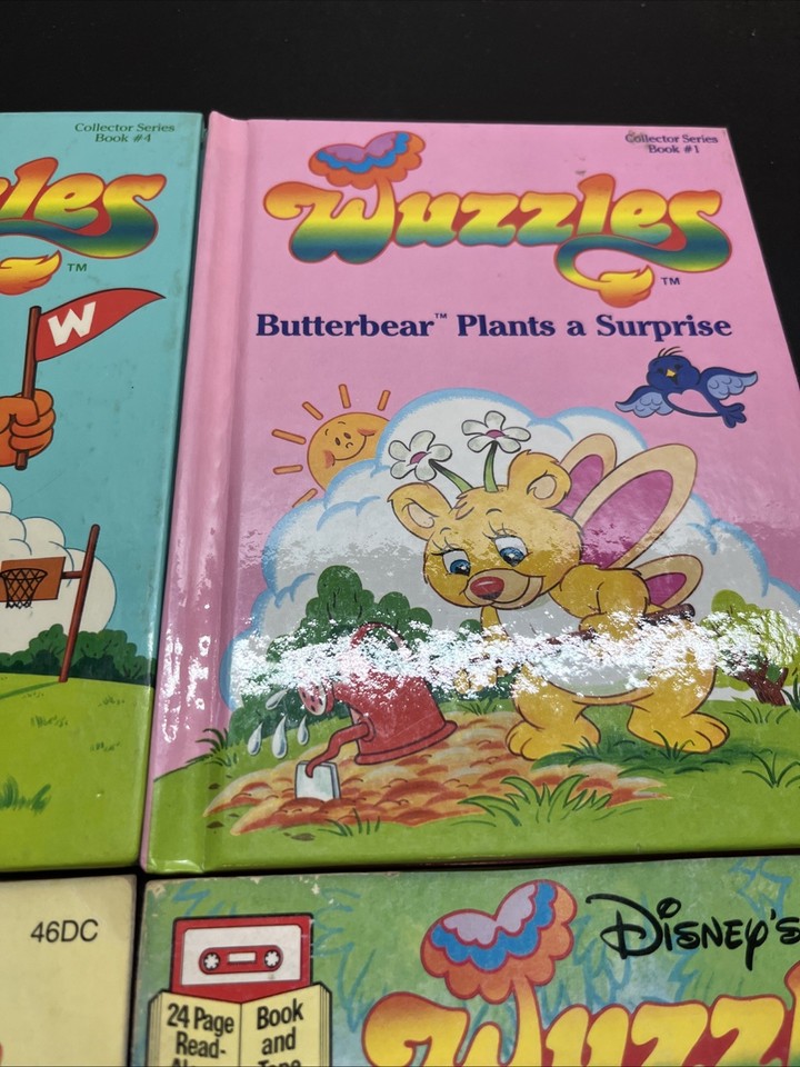 Vintage Wuzzles books vintage 2 hardcover 2 Soft 80s Disney cartoon ...