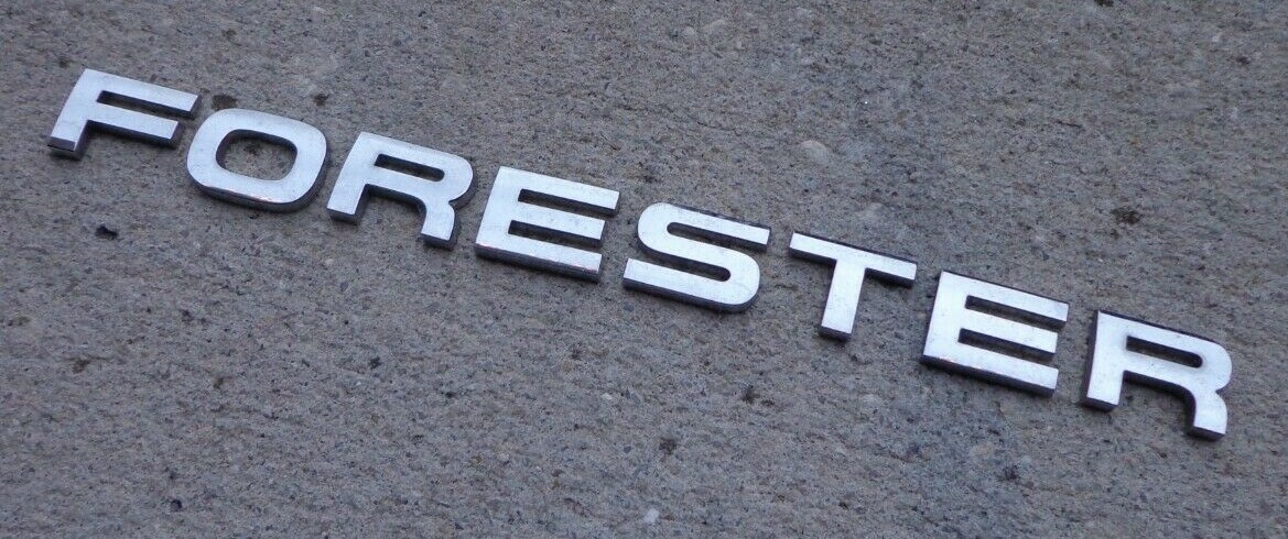 Subaru Forester emblem letters badge decal logo rear OEM Genuine ...