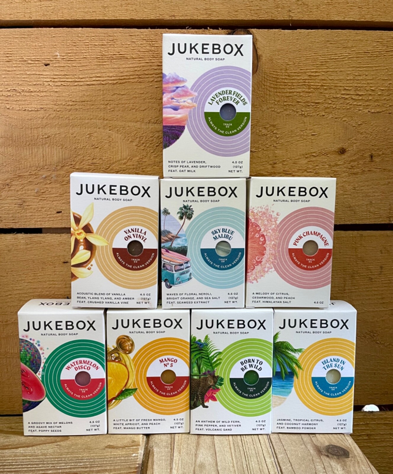 NEW - Jukebox Cold Pressed Soap - You Pick One From 8 Different Scents ...