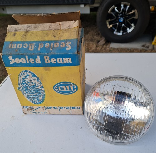 Vintage Hella 24 Volt Sealed Beam Headight. Part No. 1099 40W New Old ...