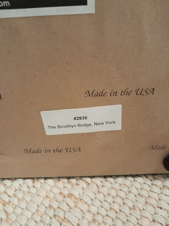 Jesse Kalisher Art Photography B+W framed, signed The Brooklyn Bridge ...