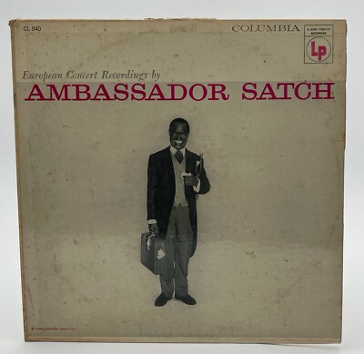LOUIS ARMSTRONG AMBASSADOR SATCH 12" VINYL LP RECORD VG+ CL840 COLUMBIA ...