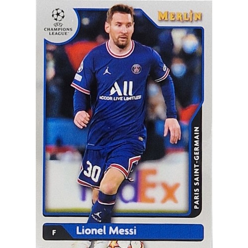 2021/22 Topps Merlin Chrome - Lionel Messi Paris Saint-Germain PSG ...
