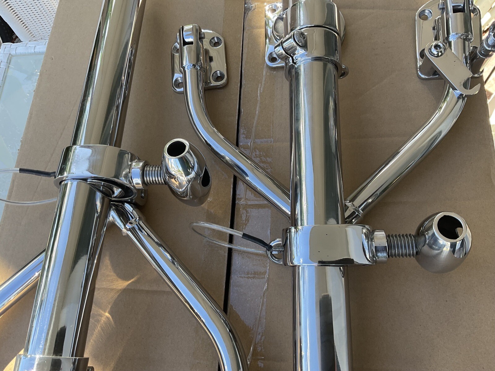 Lees Tigress Wishbone Outriggers 1 1/2 X18 Main Tube 316 Stainless ...