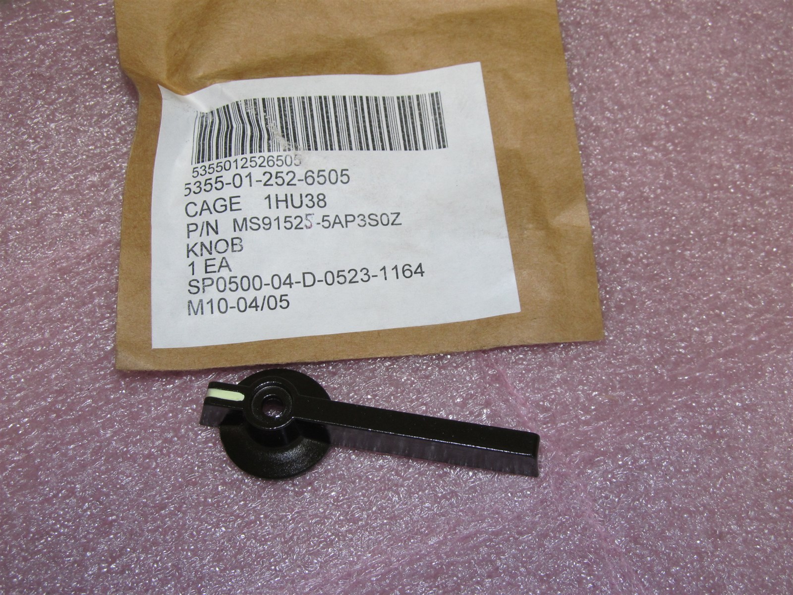 Aircraft Avionics Knob Part # MS91525-5AP3SOZ | eBay