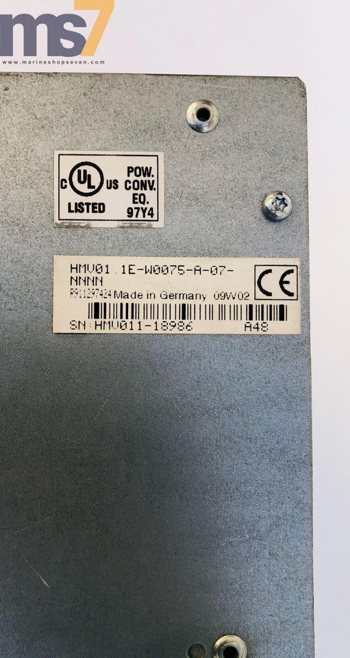 REXROTH HMV01.1E-W0075 HMV01.1E-W0075-A-07-NNNN R911297424 POWER SUPPLY ...