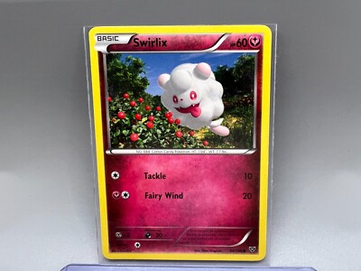 Pokemon TCG Swirlix 94/146 - XY Base Set (2014) - Common - Near Mint (w ...