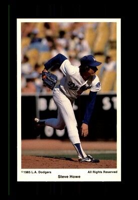 1985 LOS ANGELES DODGERS COCA COLA POSTCARD STEVE HOWE NM-M | eBay