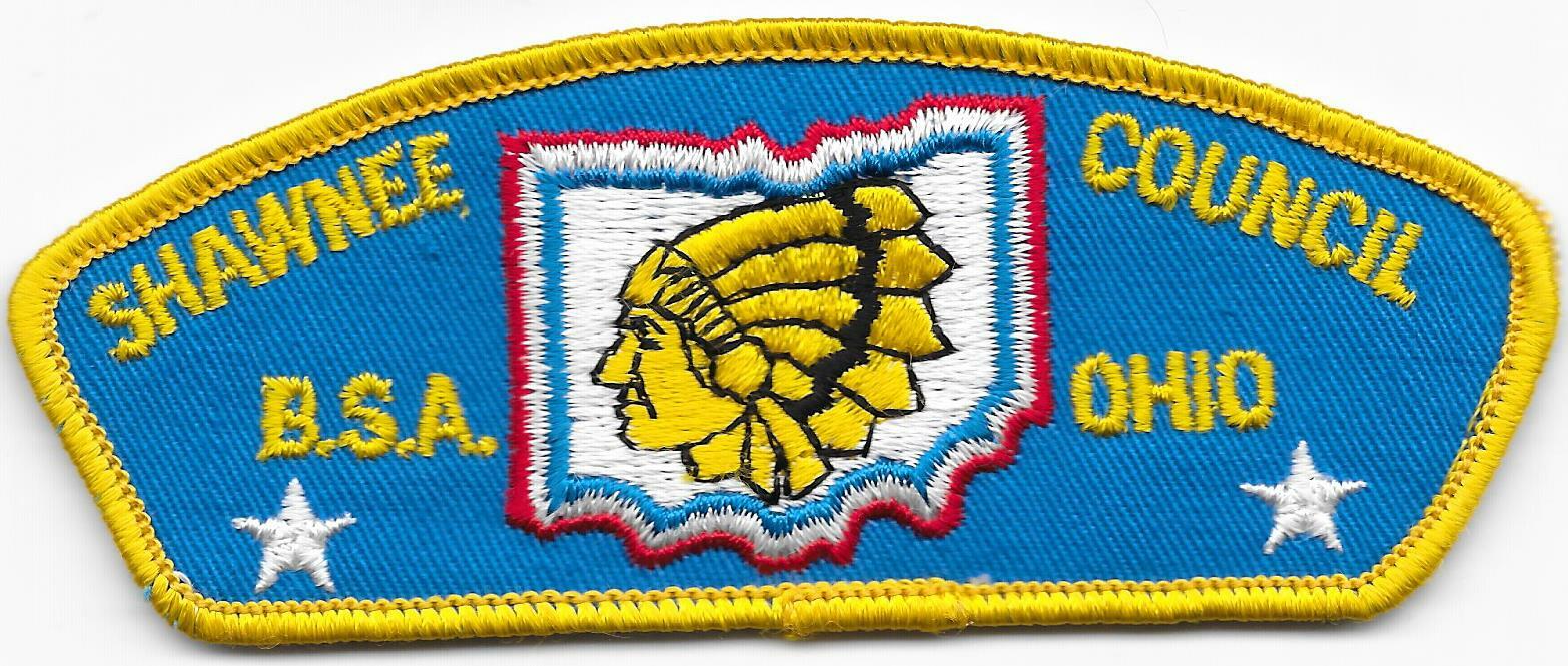 Shawnee Council Strip T-1 Cloth Back CSP SAP Boy Scouts of America BSA ...