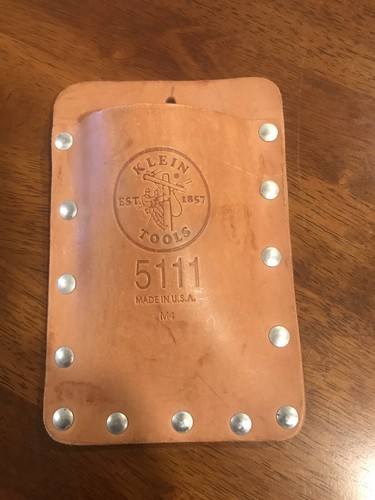 Klein Tools 5111 Single-Pocket Leather Tool Pouch Made In USA | eBay