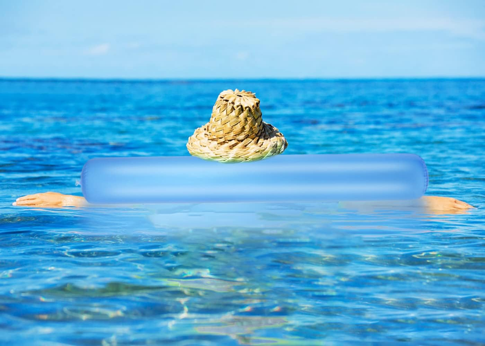 Pool Inflatable Sticks 2Pcs 41.3 Inch Giant PVC Blow up Pool Noodles ...