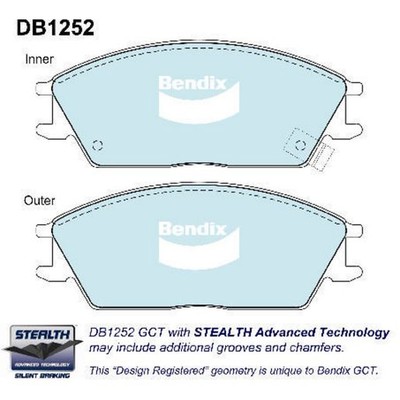 Bendix Ultimate Brake Pad Set Front DB1252 ULT | eBay