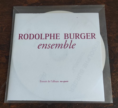 RODOLPHE BURGER French Promo CDs 1 Titre | eBay