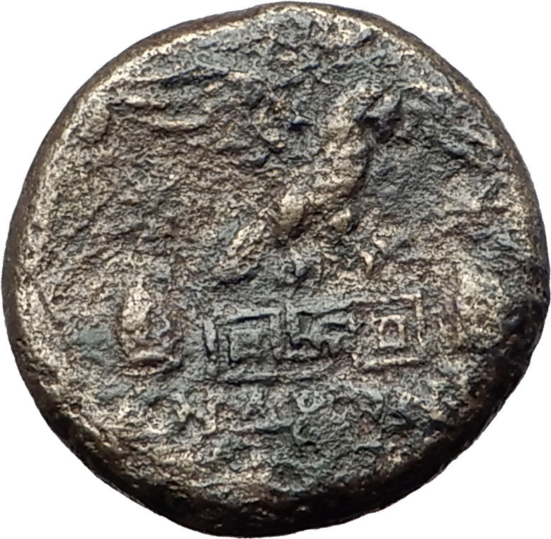 APAMEIA PHRYGIA 88BC Athena Gemini Caps Eagle Original Ancient Greek ...