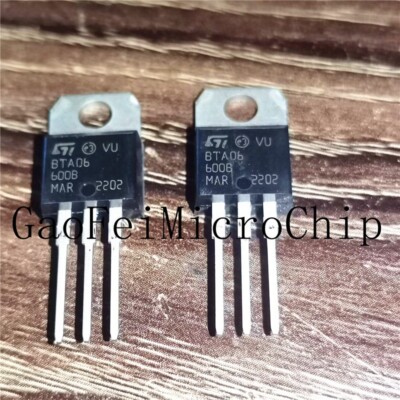 10PCS BTA06-600B BTA06 600B BTA06600B 6A 600V TO-220 Triacs | eBay