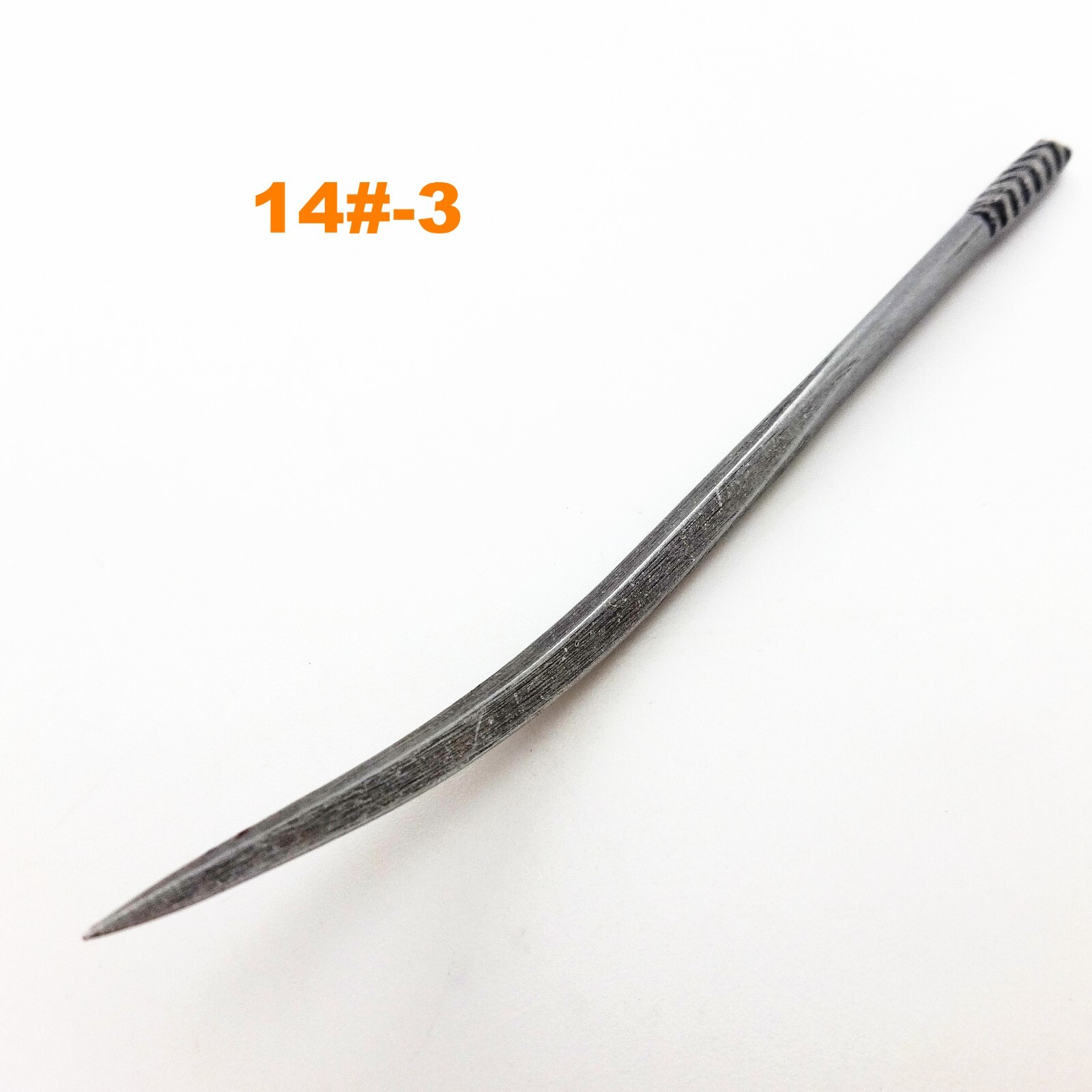 14#-3 Leather Craft Shoemaker Cobbler Flat Arc Curved Diamond Upper Awl ...