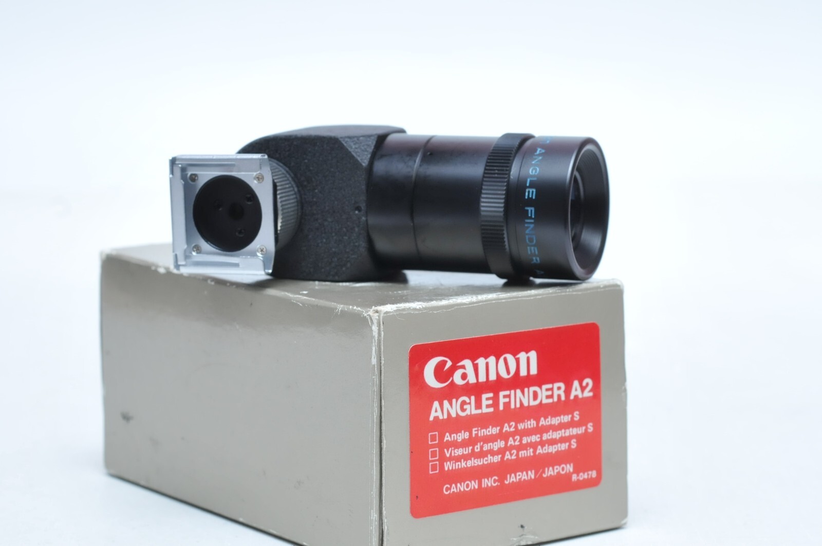 Canon Angle Finder A2 W/Adapter S (Square) For AE-1 / A-1 / AV-1 / F-1 ...