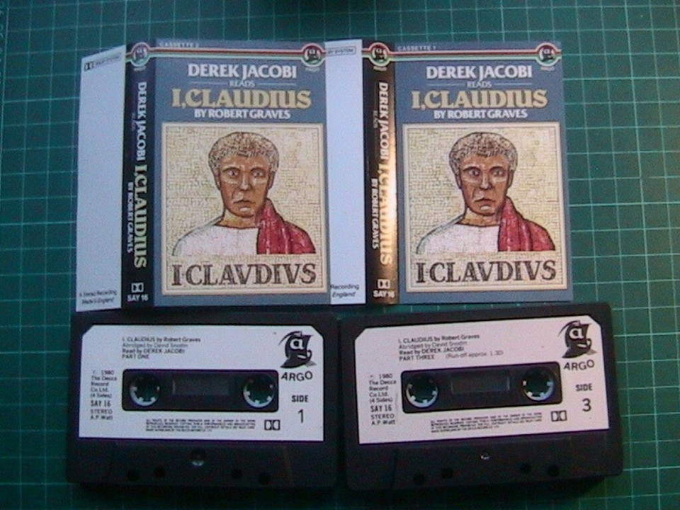 DEREK JACOBI READS I, CLAUDIUS BY ROBERT GRAVES - 2 CASSETTES | eBay