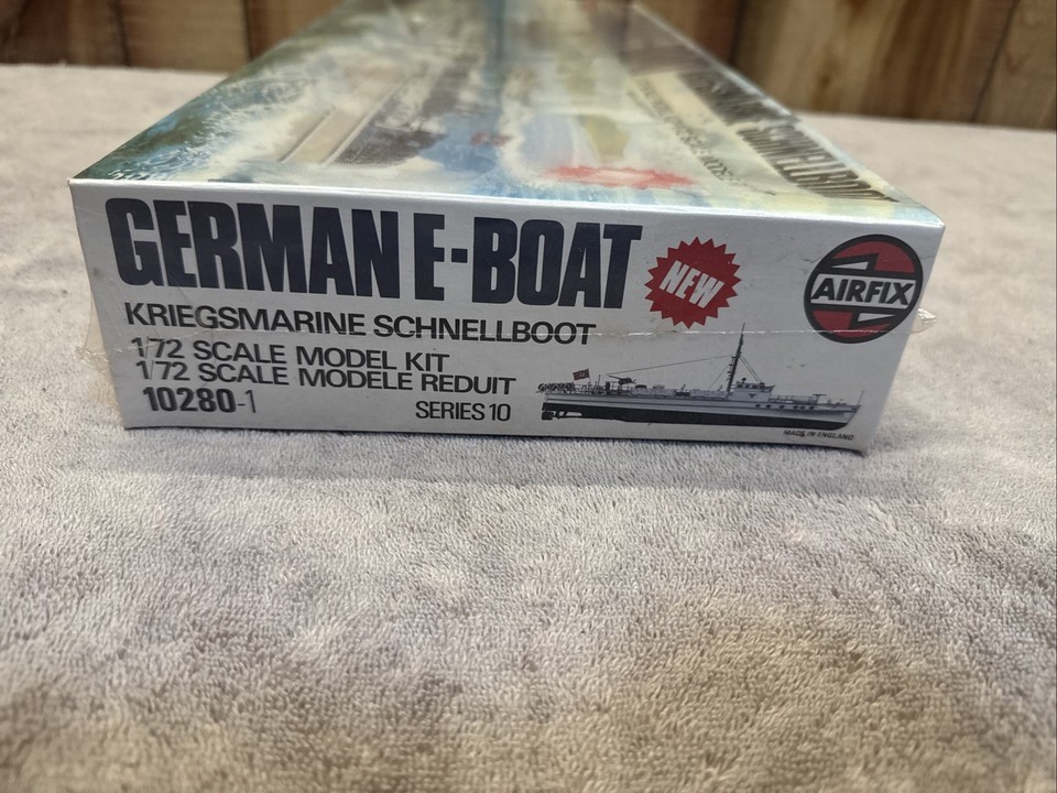 1979 Airfix 1/72 Series 10 German E-Boat Kriegsmarine Schnellboot Model ...