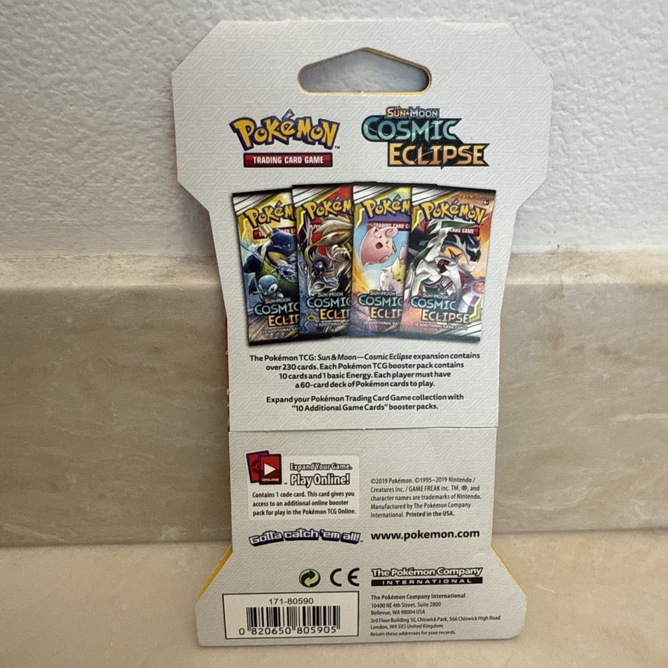 Pokemon Sun and Moon Cosmic Eclipse Sleeved Booster Pack | eBay