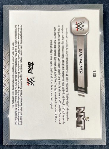 Dani Palmer 2025 Topps Chrome WWE PRISM REFRACTOR PARALLEL Card #138 | eBay