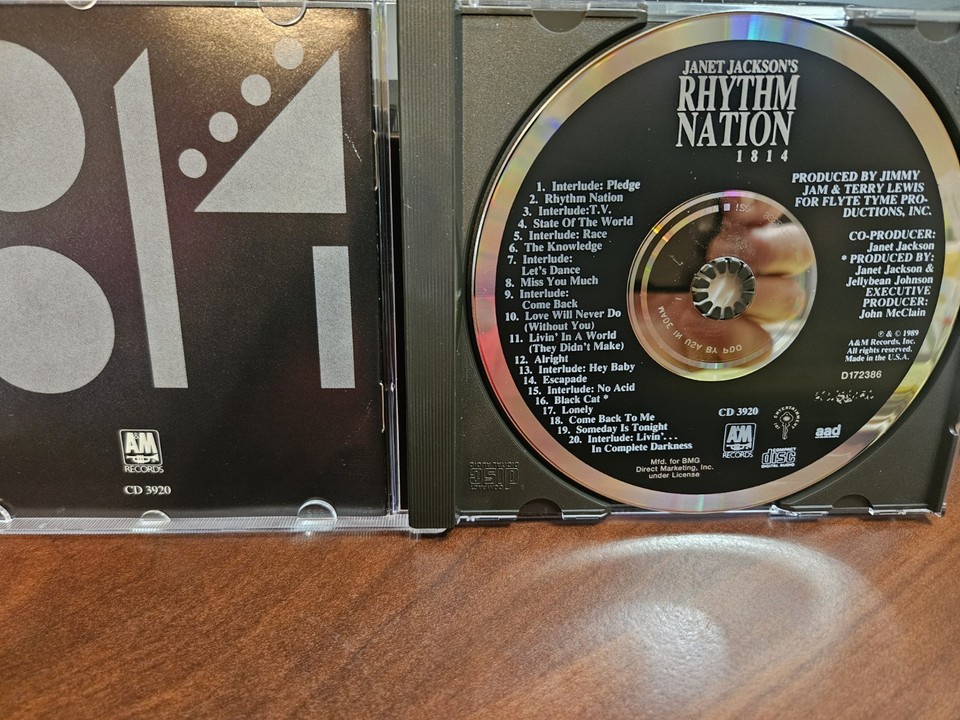 Janet Jackson Rhythm Nation 1814 CD (1989, A&M Records) 75021392021| eBay